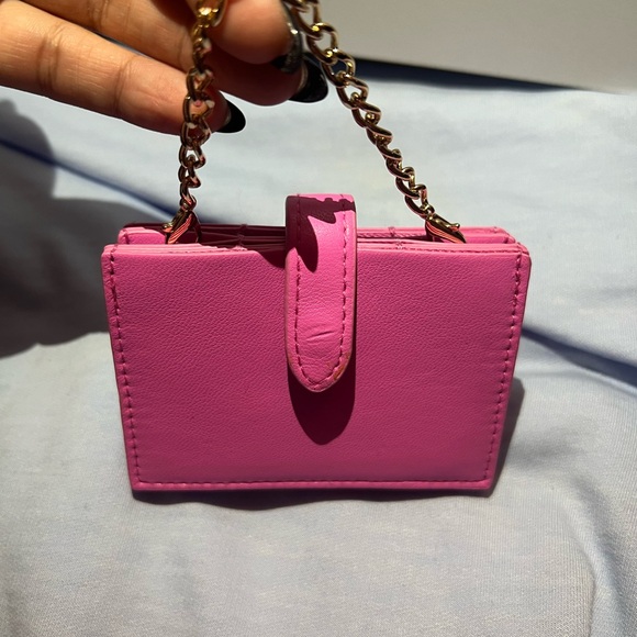 Bags | Pink Chain Strap Mini Bag | Poshmark